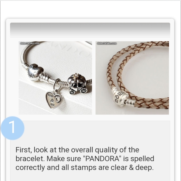 Pandora | Jewelry | How To Spot A Fake Pandora Bracelet Beware | Poshmark